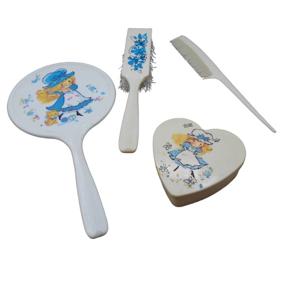 Polly Pal | Toys | Vintage 974 Polly Pal Deluxe Dresser Set Blue Mirror ...